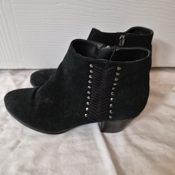 Franco Fortini | Shoes | Franco Fortini Black Ankle Boots With Stud ...